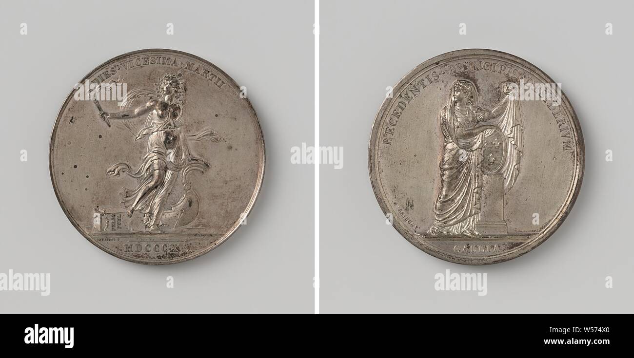 Napoleon Bonaparte's return from his exile on Elba and Louis XVIII's ...