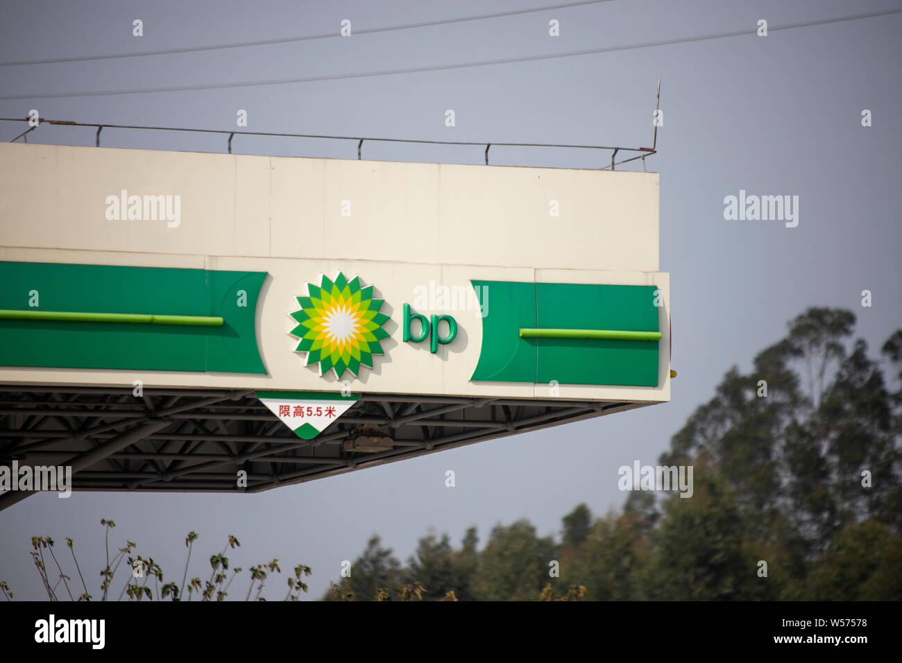 --FILE--View of a gas station of global oil giant BP PLC in south China ...