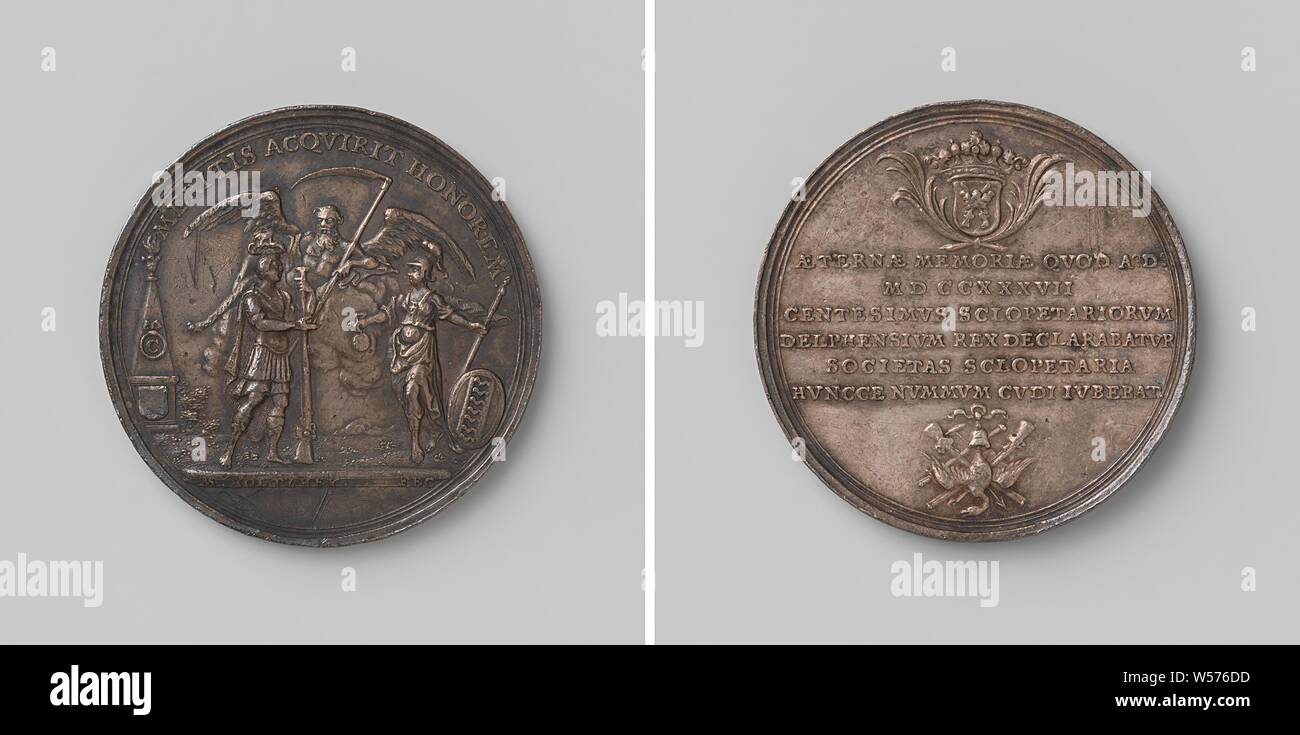 First centenary of the 'Knightly Confrerie of the Handbussche' in Delft ...