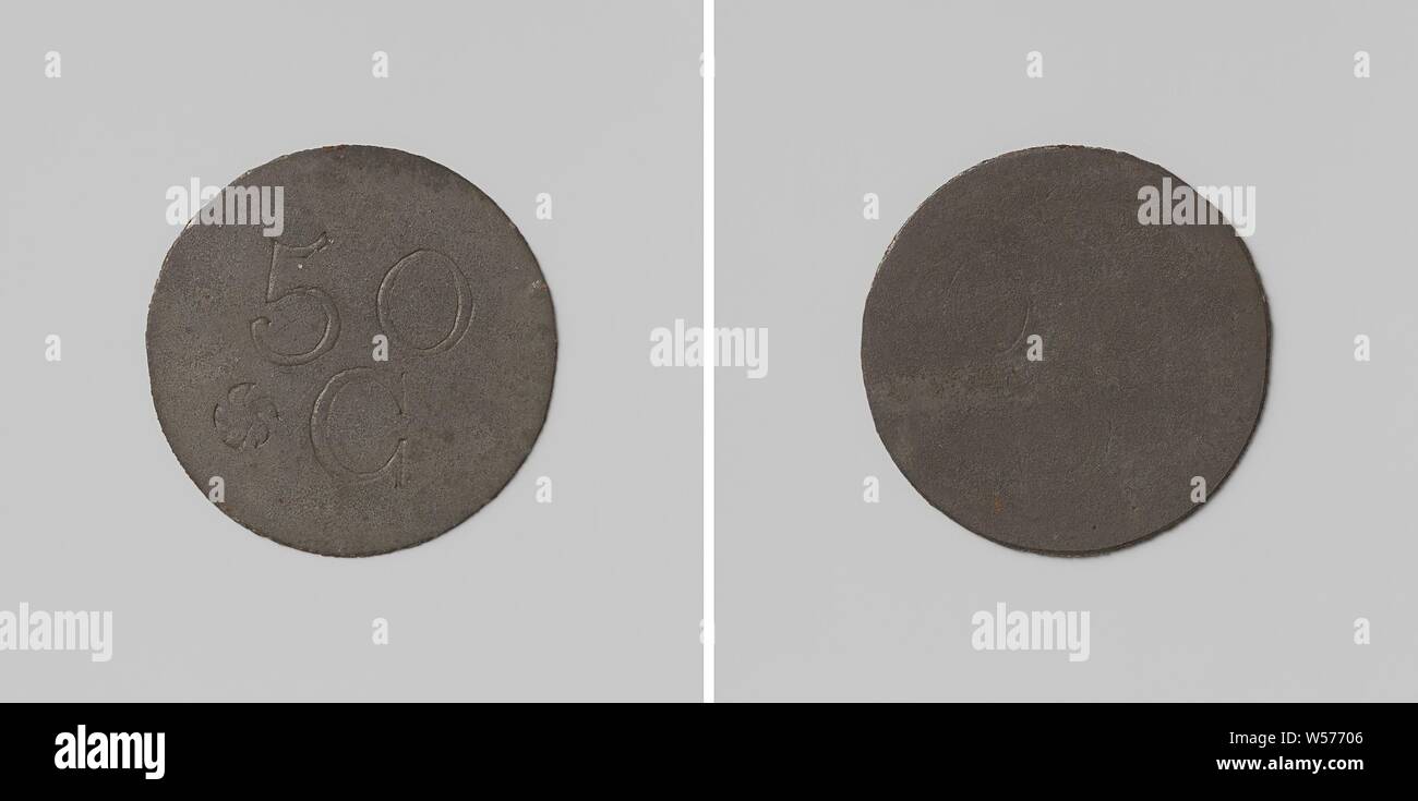 Prison in 's-Hertogenbosch, house coin to the value of 50 cents, one ...