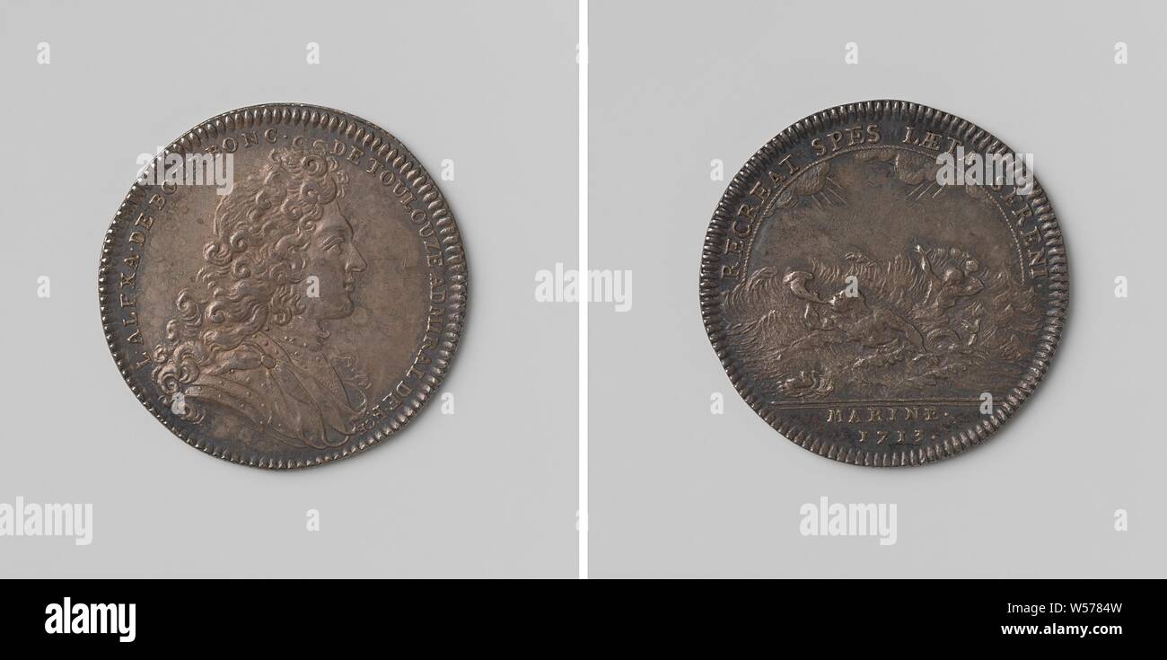 Hope for an early peace, bribe token honored by Louis Alexander, Count ...