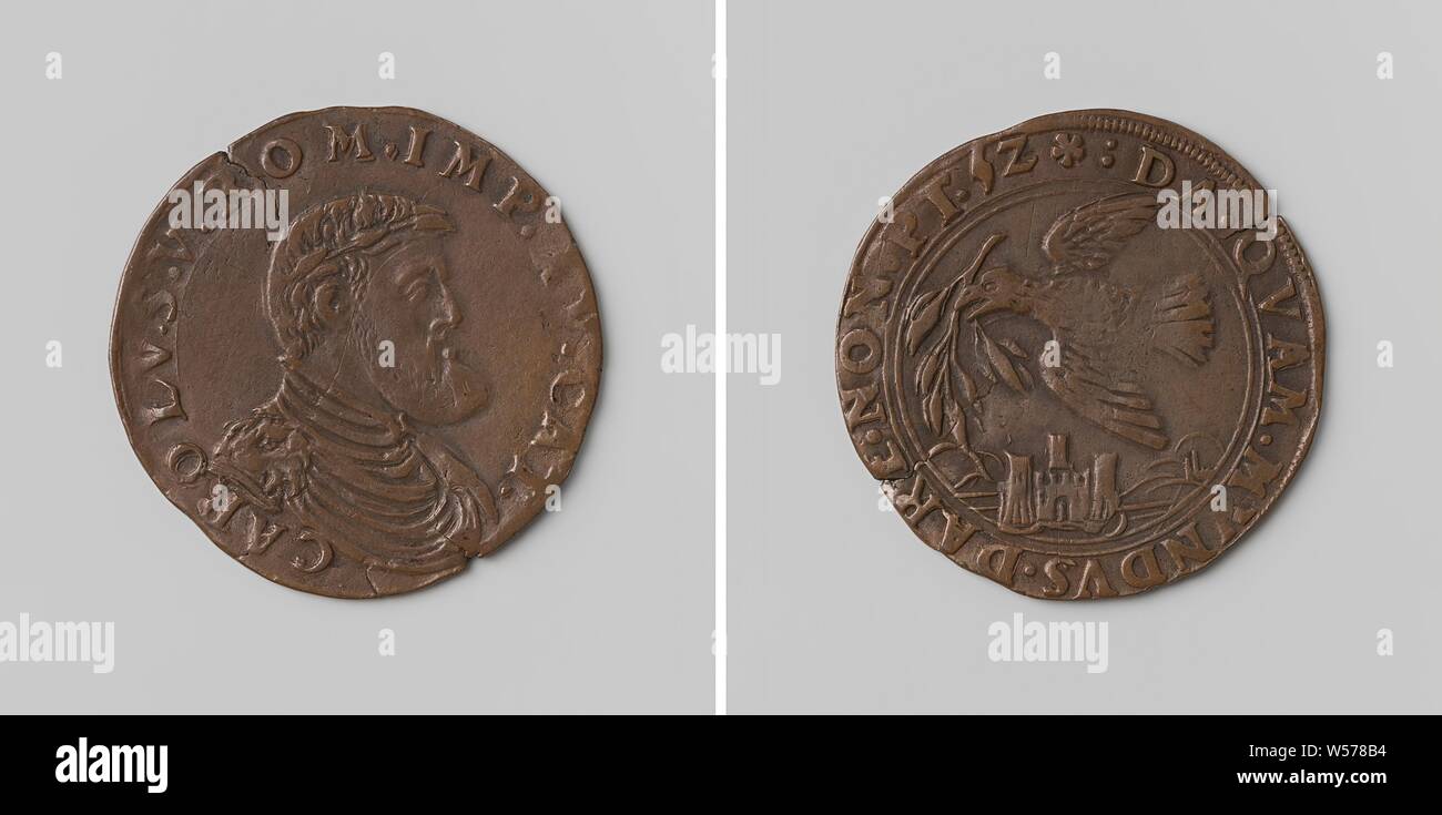 Hope for Peace, in honor of Charles V, German Emperor, Copper Medal ...