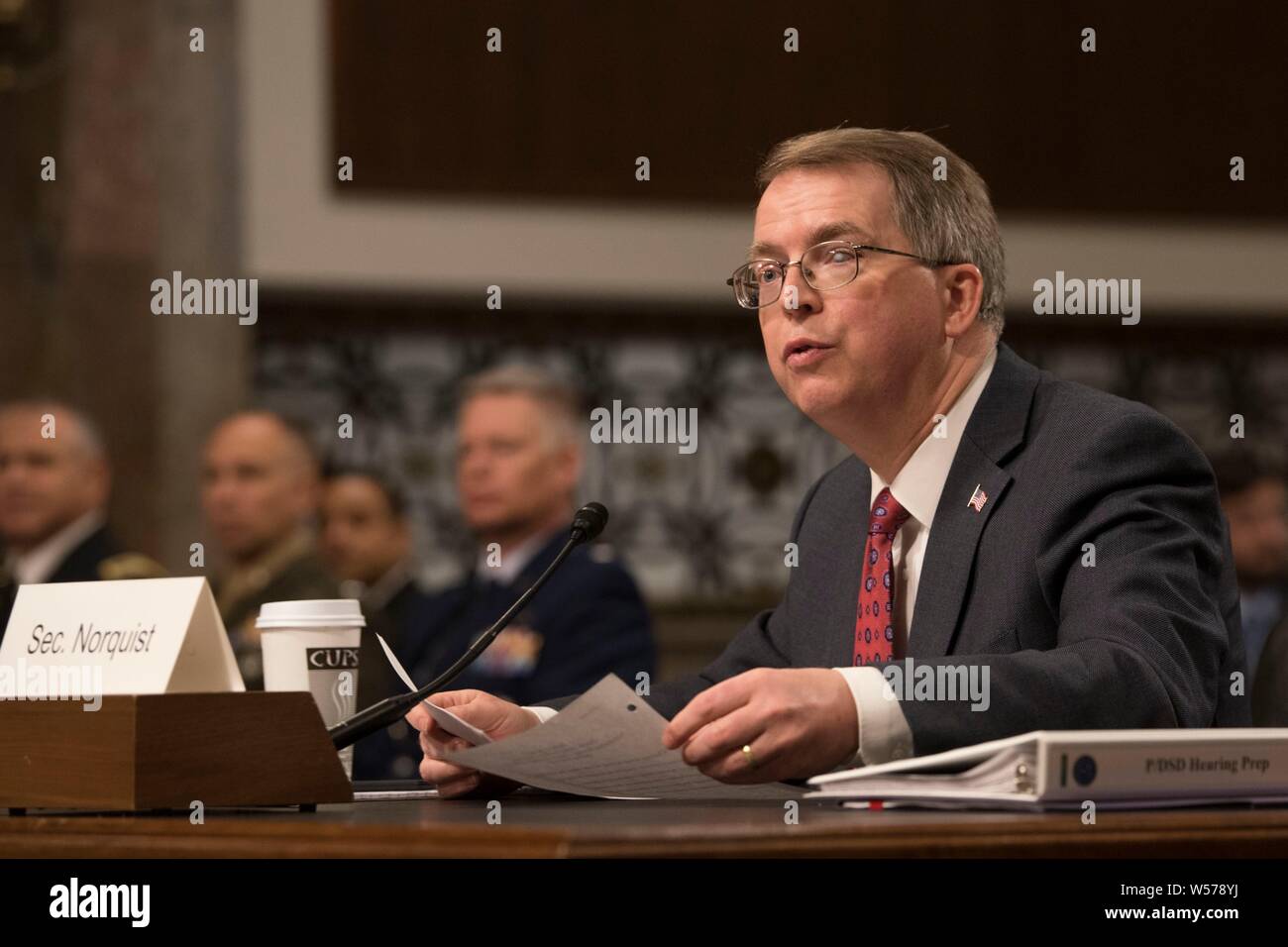 Deputy defense secretary david norquist hi-res stock photography and ...