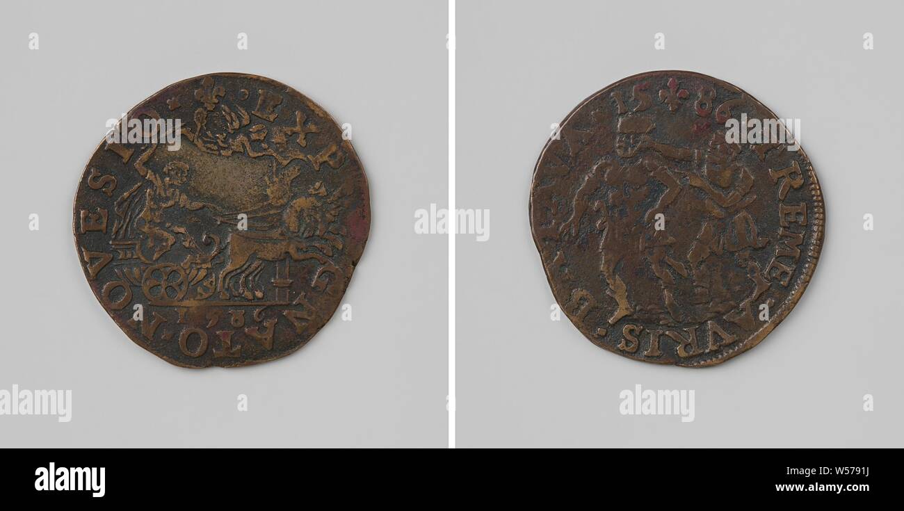 Capture of Neuss by Alessandro Farnese, Duke of Parma, Copper Medal ...