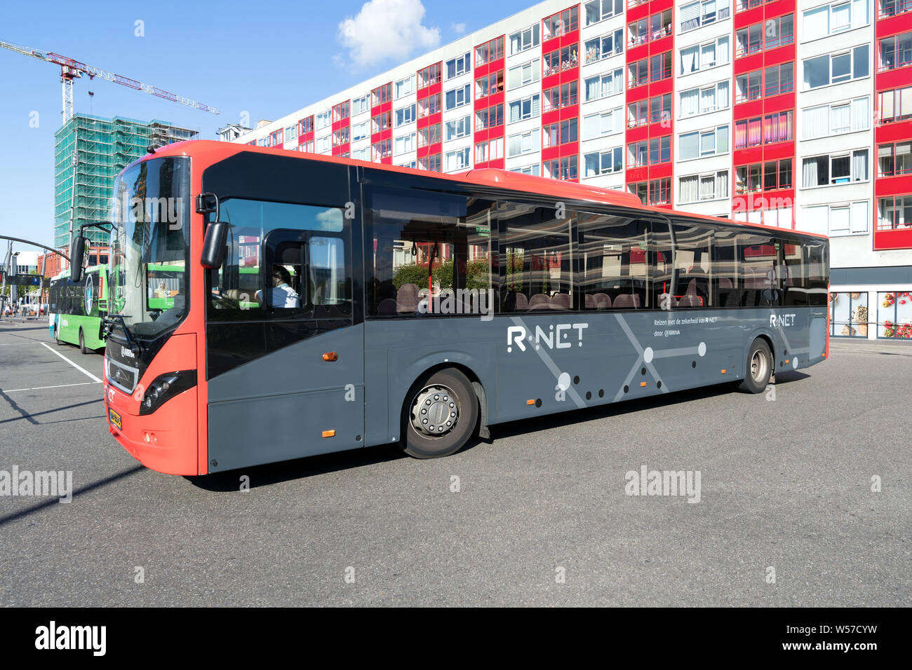 Arriva R-net Volvo 8900 bus in Leiden, The Netherlands Stock Photo - Alamy