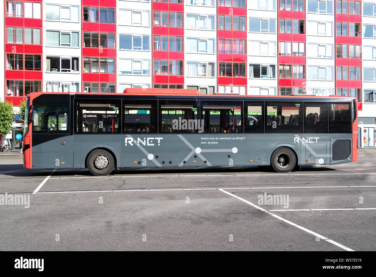 Arriva R-net Volvo 8900 bus in Leiden, The Netherlands Stock Photo - Alamy