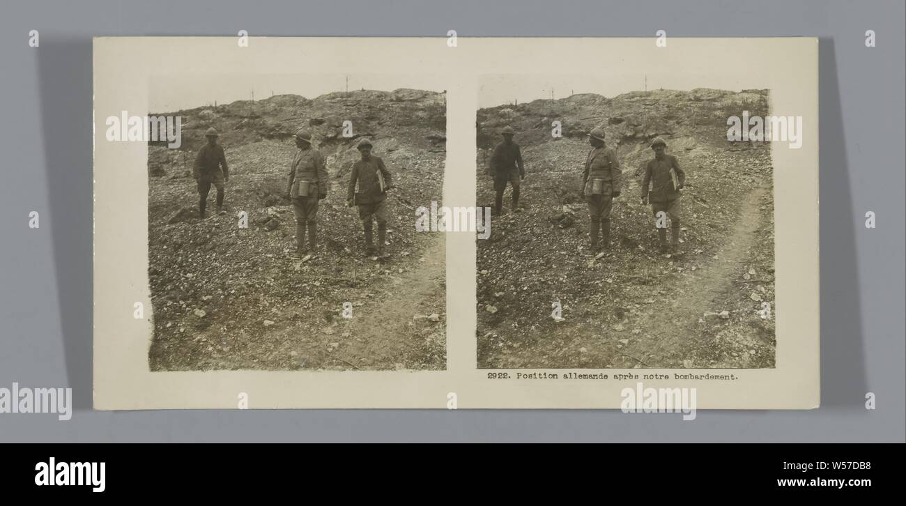 Position allemande apres notre bombardment hi-res stock photography and ...