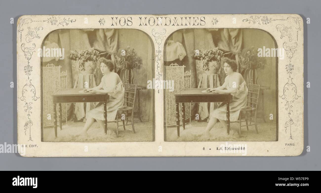 La Reussite, Adolphe Block, 1860 - 1890 Stock Photo - Alamy