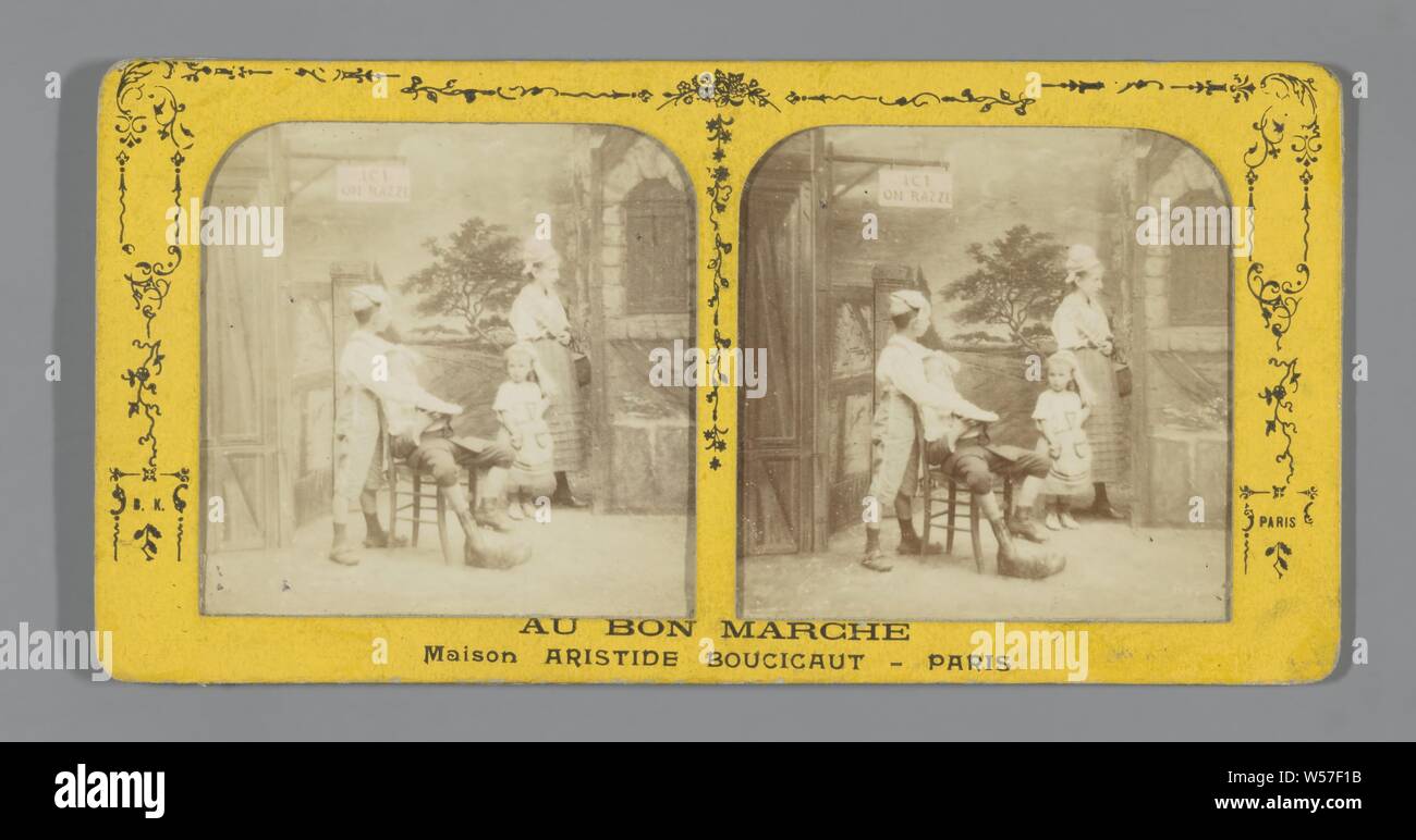 Barbier distrait, Adolphe Block, 1860 - 1890 Stock Photo - Alamy