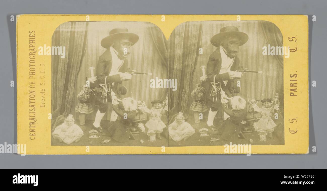 Puppet theater with animal figures, puppet and puppet show, CS ...