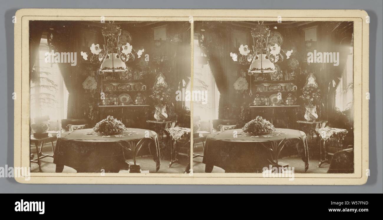 Interior of the house around 1900, anonymous, 1890 - 1910 Stock Photo ...