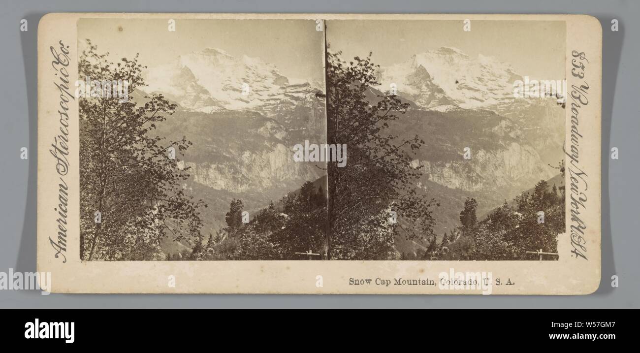 Snow Cap Mountain, Colorado, U.S.A., American Stereoscopic Company ...