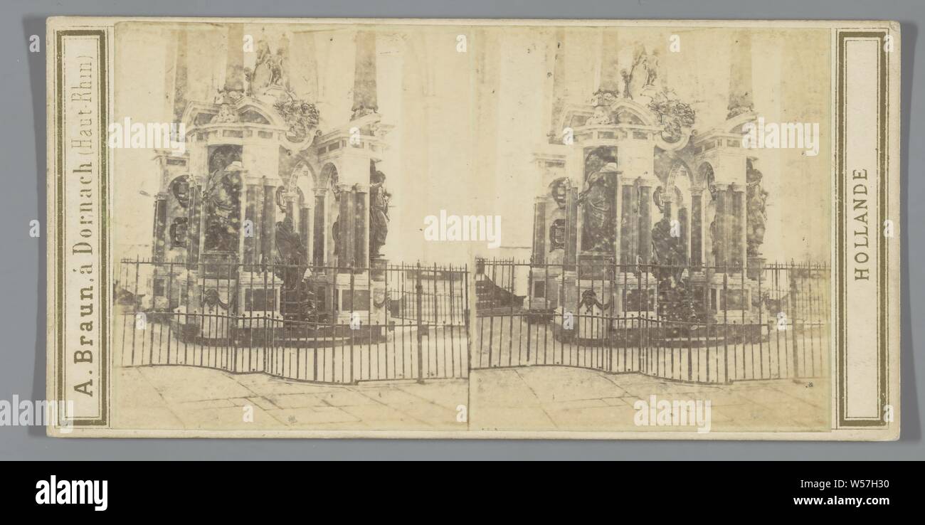 Monument de guillaume le taciturne dans leglise neuve hi-res stock ...