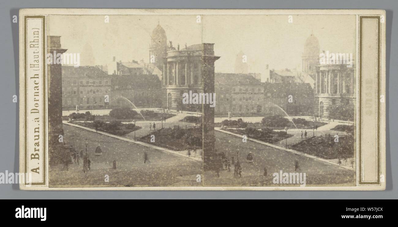 Berlin. Der Opernplatz, Adolphe Braun, Germany, 1850 - 1880 Stock Photo ...