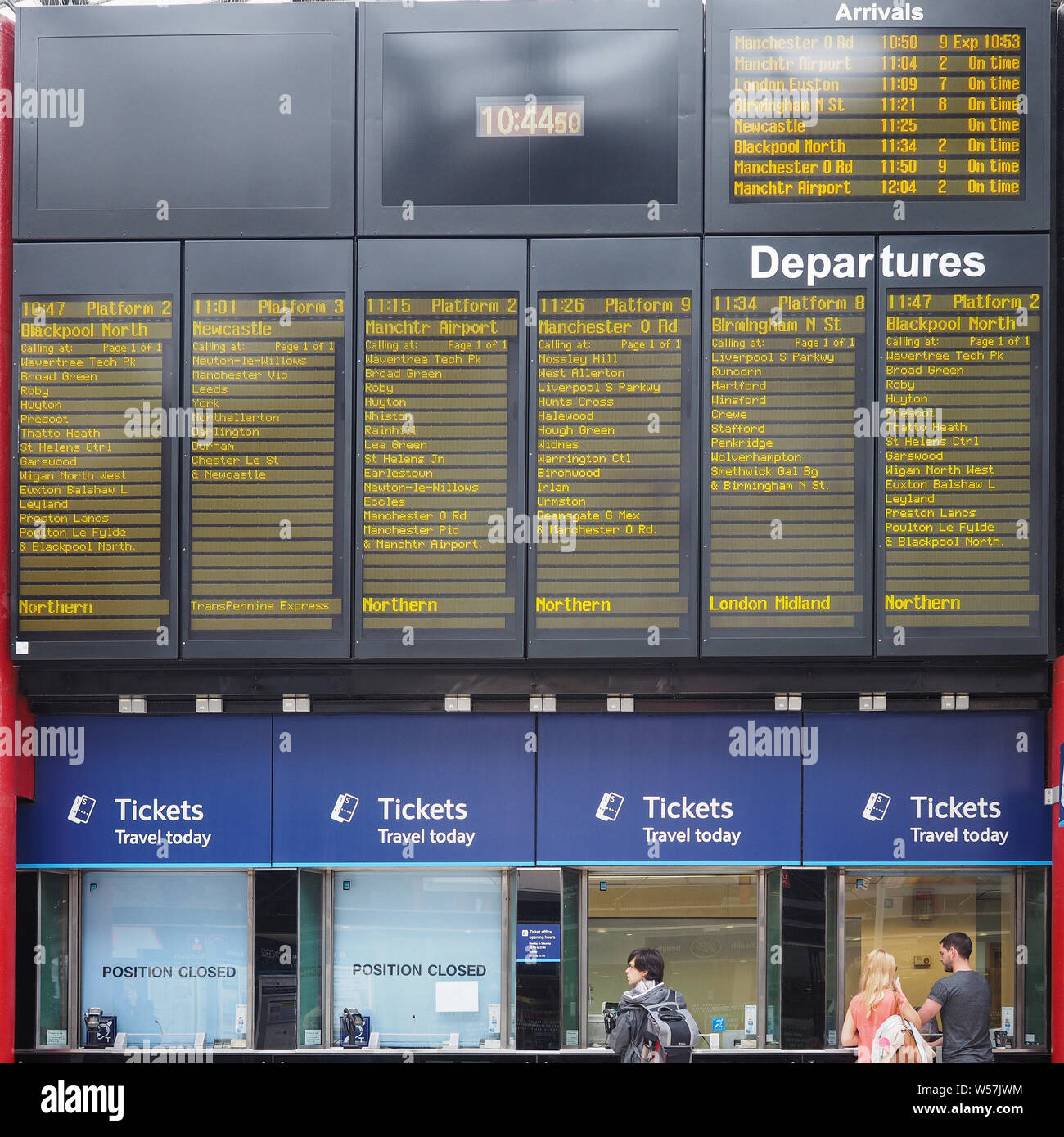 Manchester london train ticket hi-res stock photography and images - Alamy