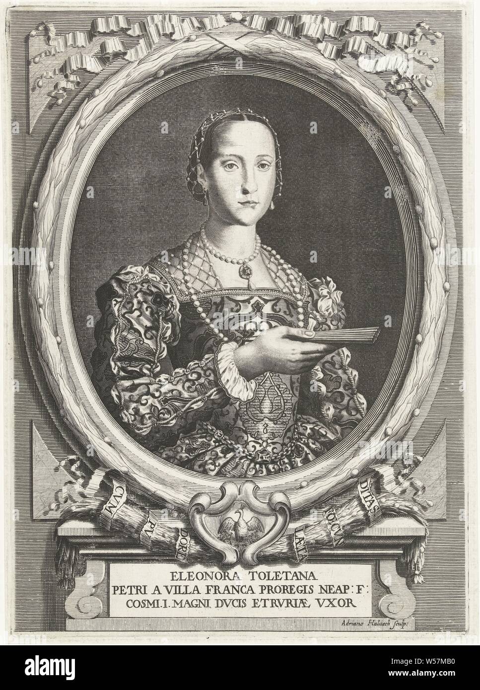 Portrait of Eleonora of Toledo Portraits of the De 'Medici (series ...