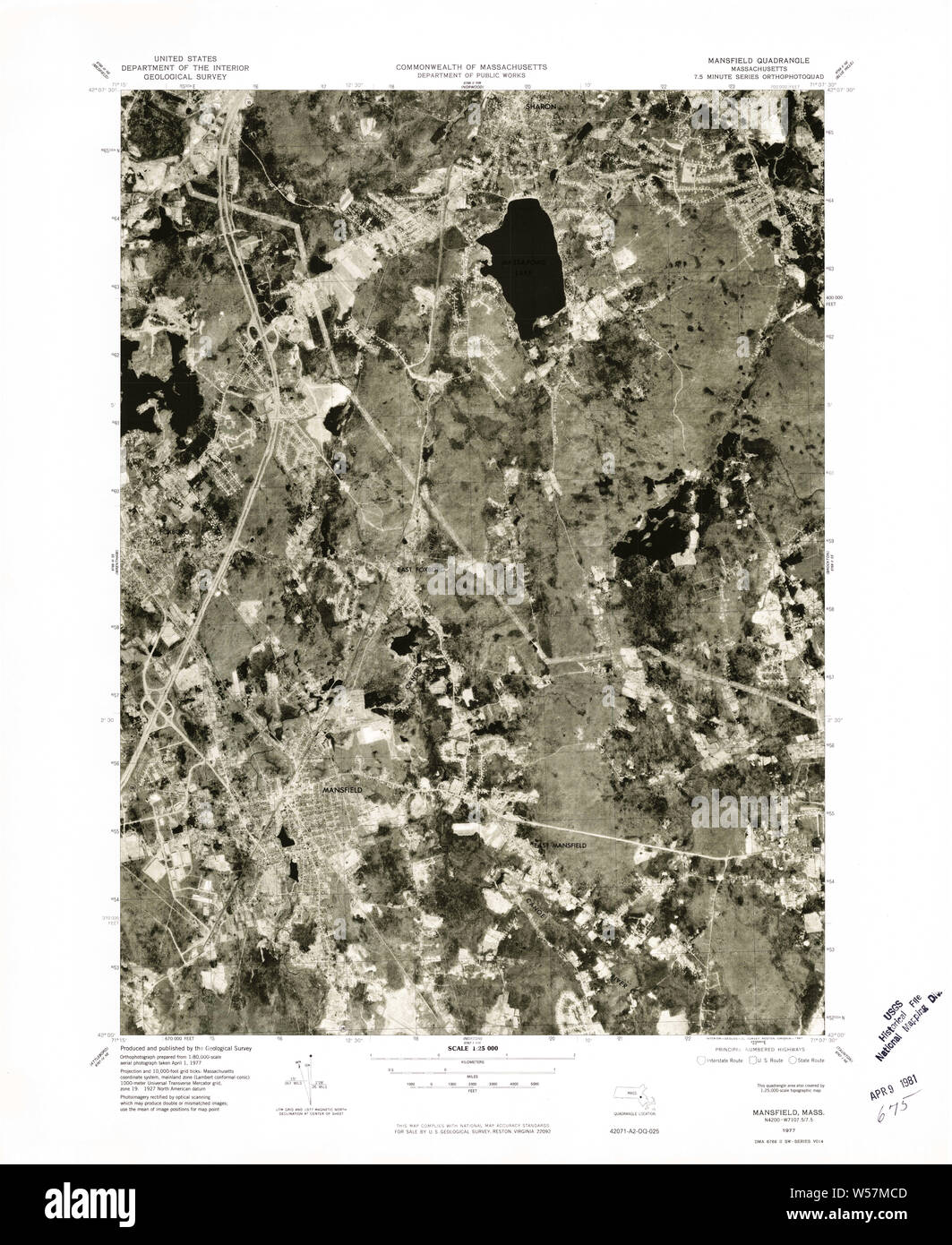 Map of mansfield hi-res stock photography and images - Alamy