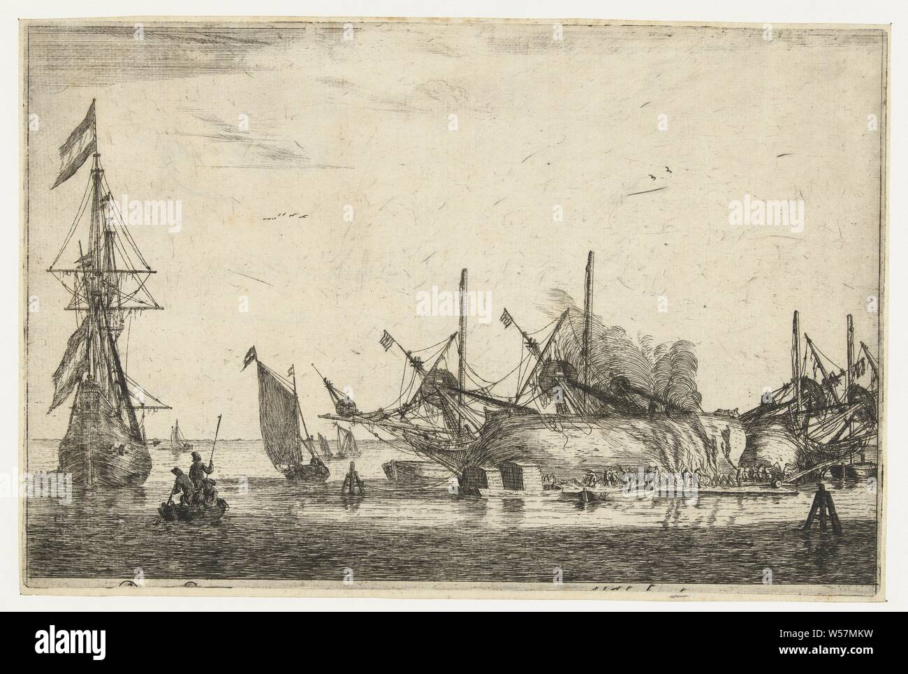 Two large sailing ships hi-res stock photography and images - Alamy