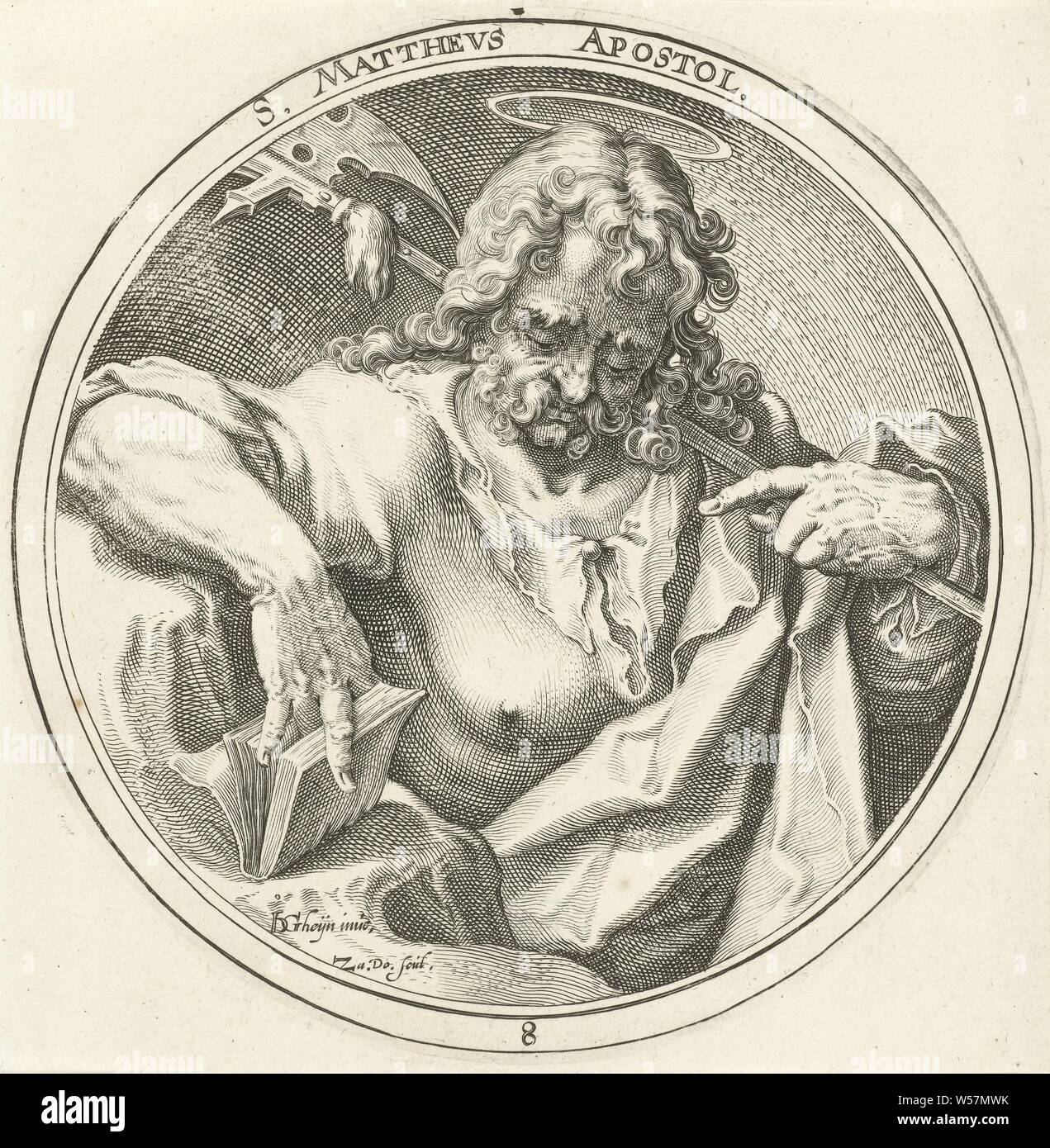 Saint Matthew Christ, the apostles and Saint Paul (series title), the ...