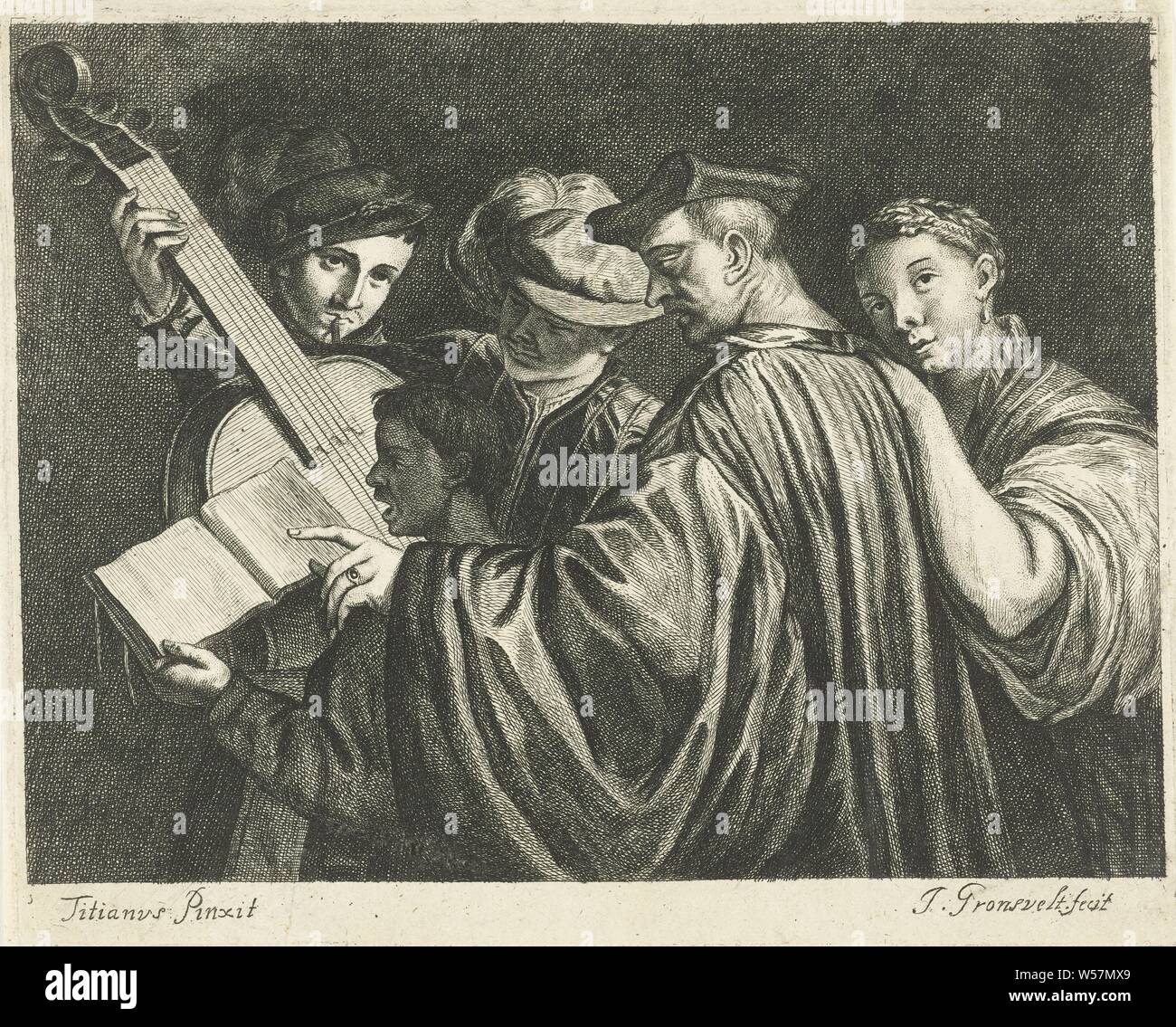 In front of him a singing boy hi-res stock photography and images - Alamy