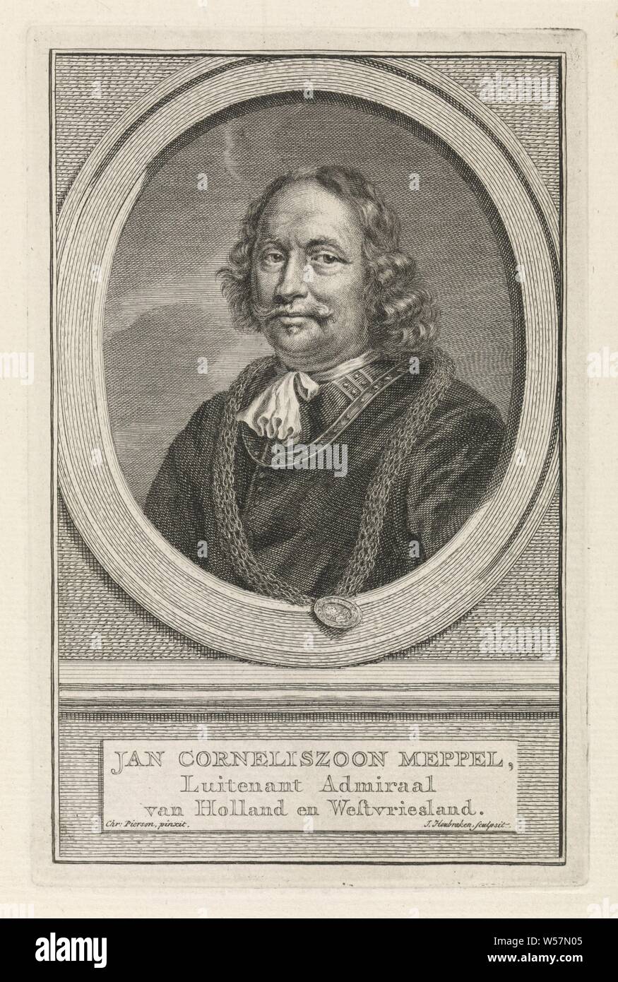 Portrait of Jan Corneliszoon Meppel Jan Corneliszoon Meppel (title on ...