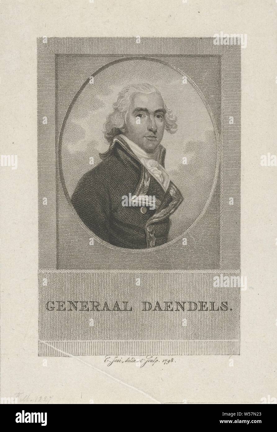 Portrait of Herman Willem Daendels, Bust Portrait of General Herman ...