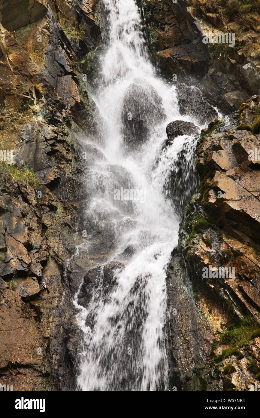 Bear waterfall in Turgen Gorge. Kazakhstan Stock Photo - Alamy