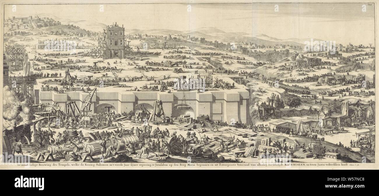 Solomon built workmen drag stone blocks hi-res stock photography and ...