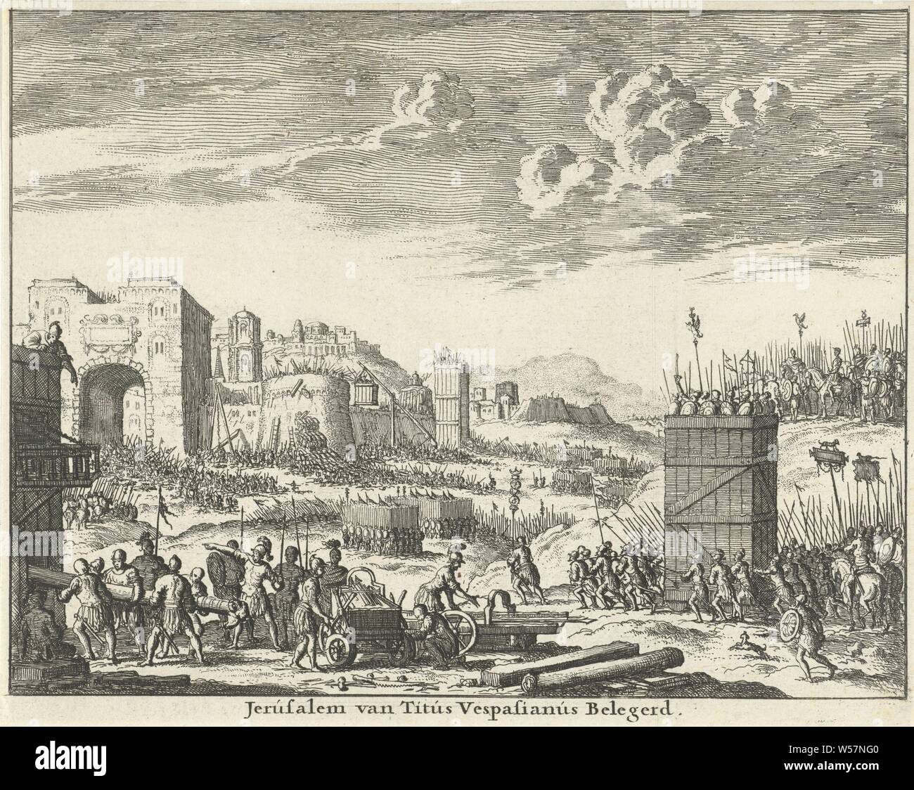 Jerusalem siege by Titus (variant A) Jerusalem by Titus Vespasian Siege ...