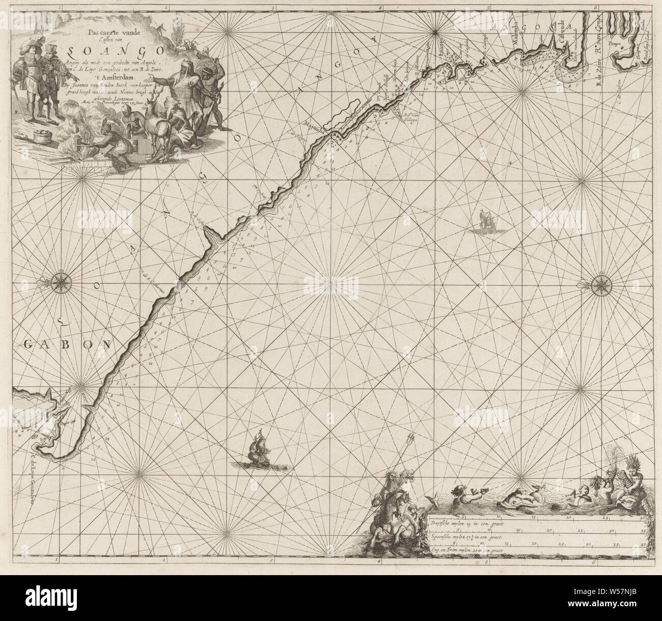Passport card from the coast of Congo, Gabon and Angola Pas caerte van ...