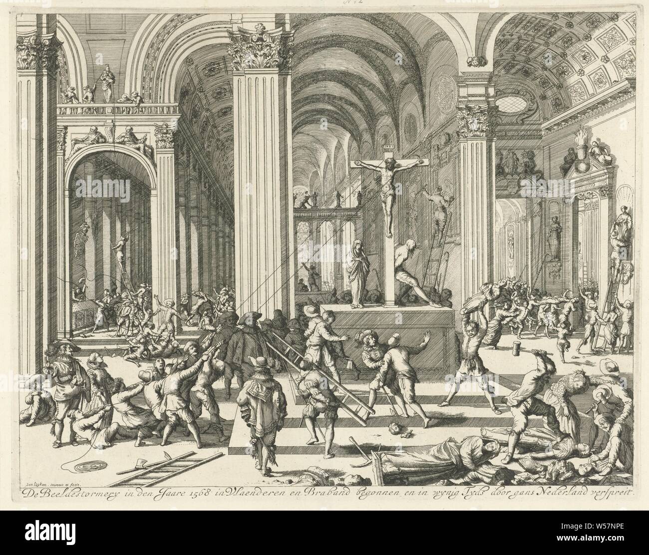 Beeldenstorm, 1566 The Beeldestormery in the year 1568 in Vlaenderen ...