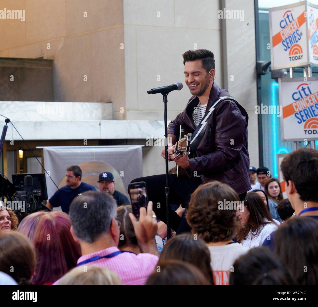 New York, NY, USA. 26th July, 2019. Andy Grammer on stage for Andy ...