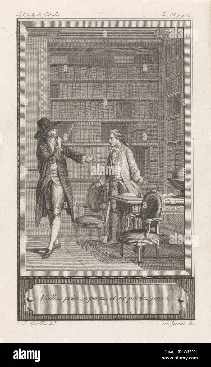 Conversation le comte de gabalis hi-res stock photography and images ...