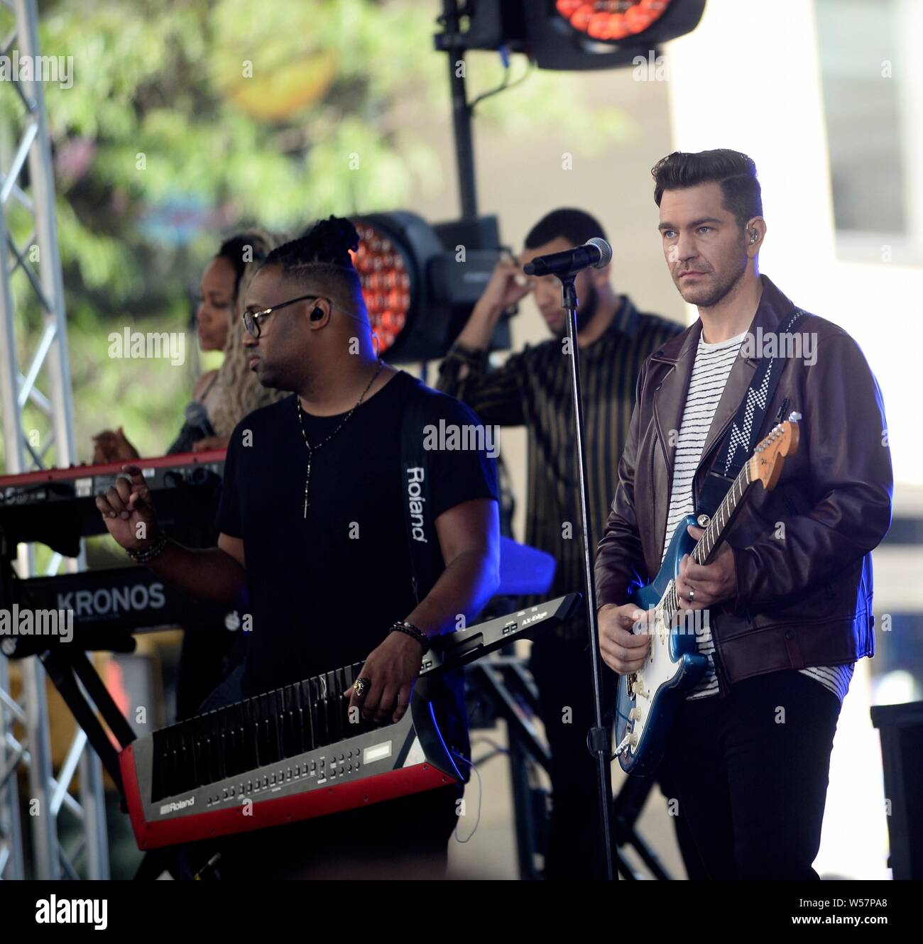 New York, NY, USA. 26th July, 2019. Andy Grammer on stage for Andy ...
