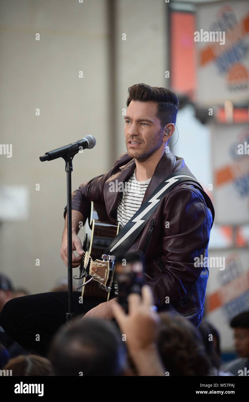 Andy grammer live in concert on the nbc today show hi-res stock ...
