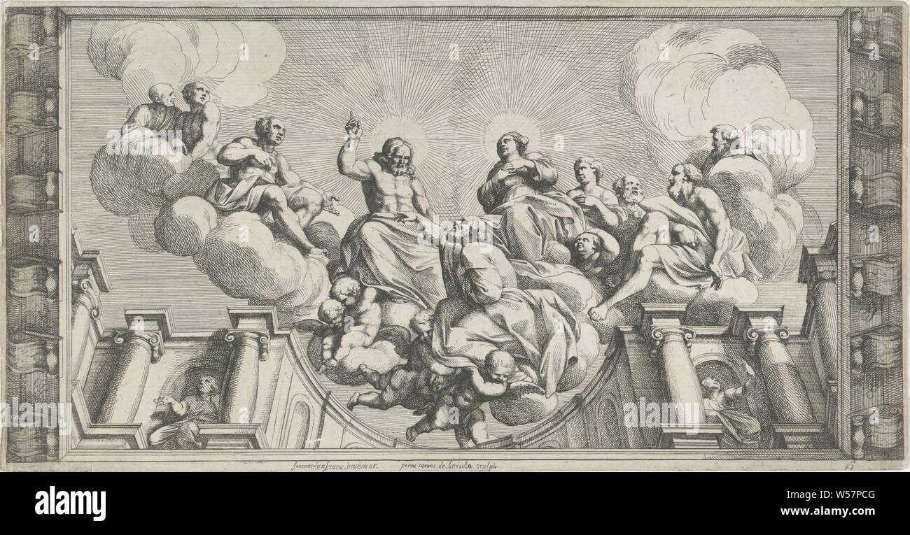 Peter received in heaven, Peter is received in heaven by Christ, Mary ...