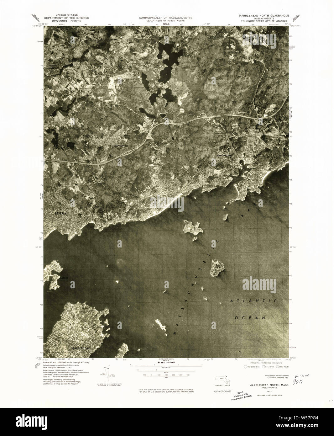 Map of marblehead hi-res stock photography and images - Alamy