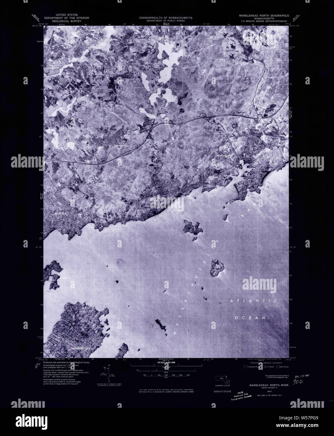 Marblehead massachusetts map hi-res stock photography and images - Alamy