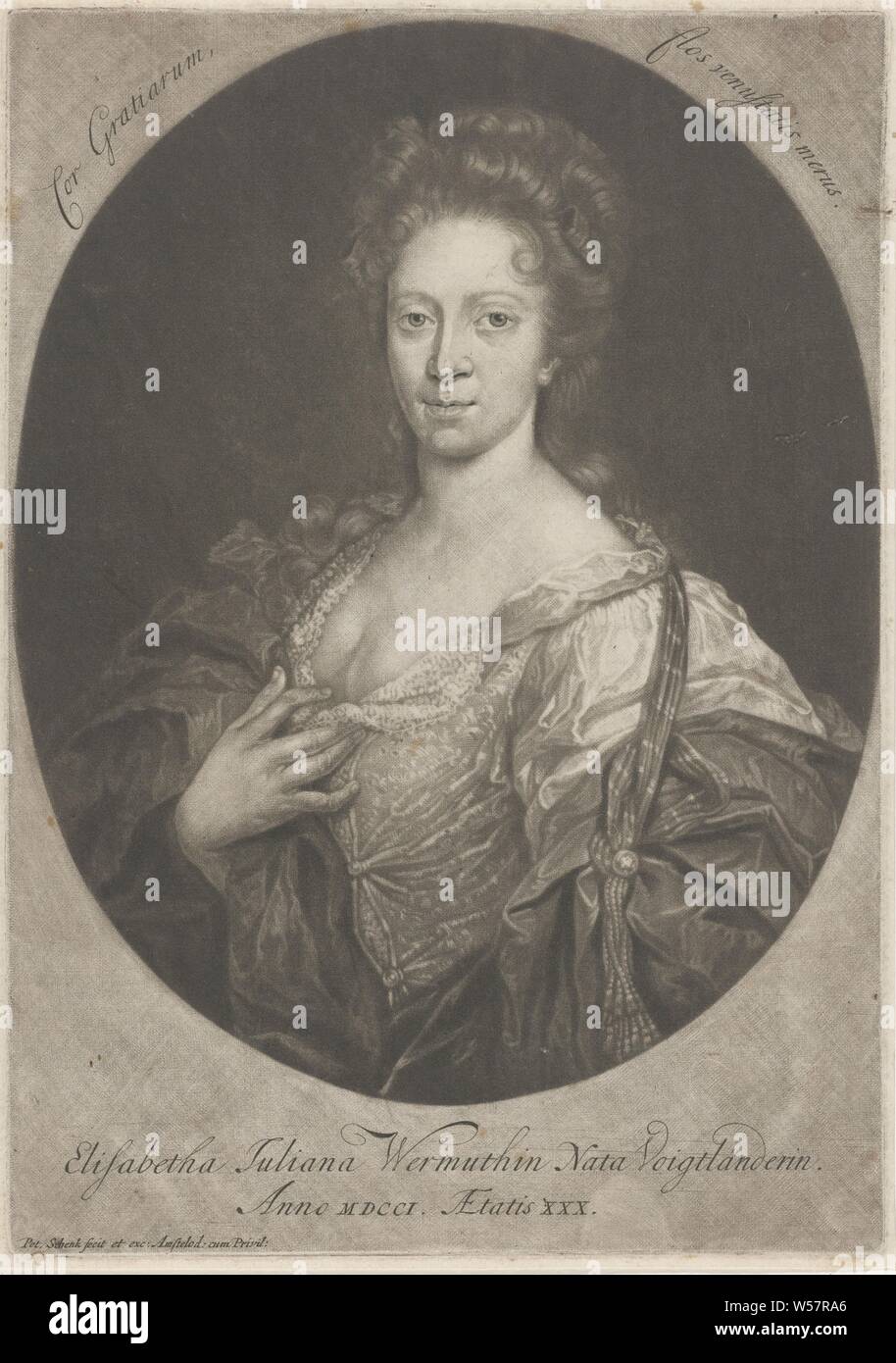 Portrait of Elisabeth Juliana Wermuth, Elisabeth Juliana Wermuth at the ...