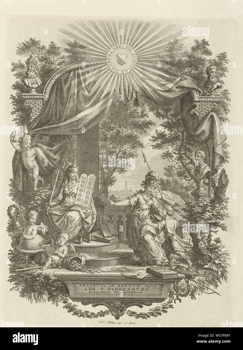 Minerva receives a young man, Minerva receives a young man and leads ...