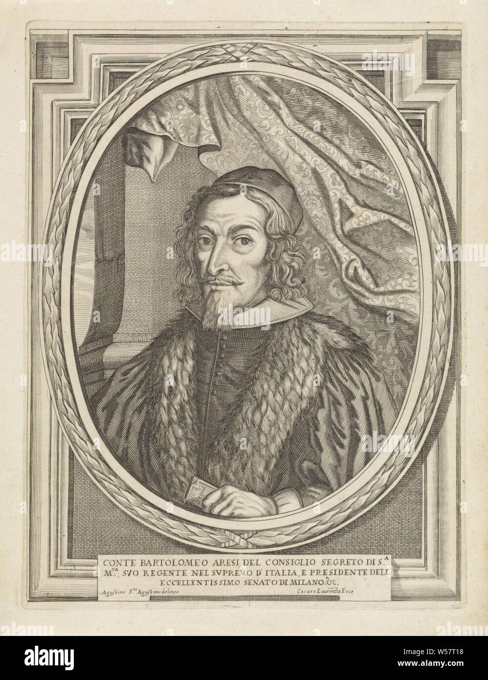 Portrait of Bartolomeo Aresi, historical persons, ruler, sovereign ...