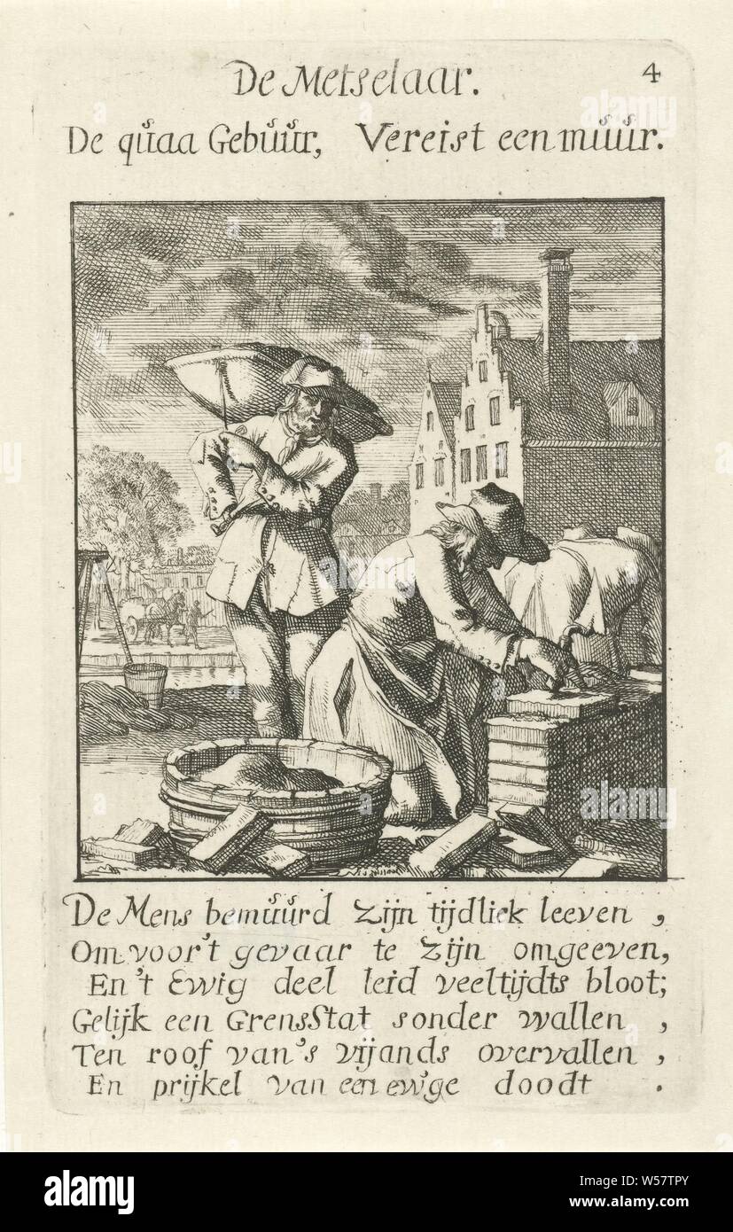 Metselaar De Metselaar (title on object) The Menselyk Bedryf (series ...