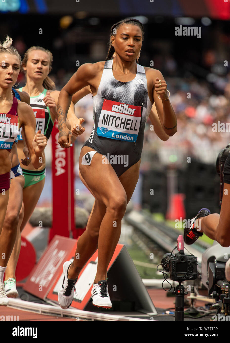 LONDON, ENGLAND - JULY 21: Morgan Mitchell of Australia competing in ...