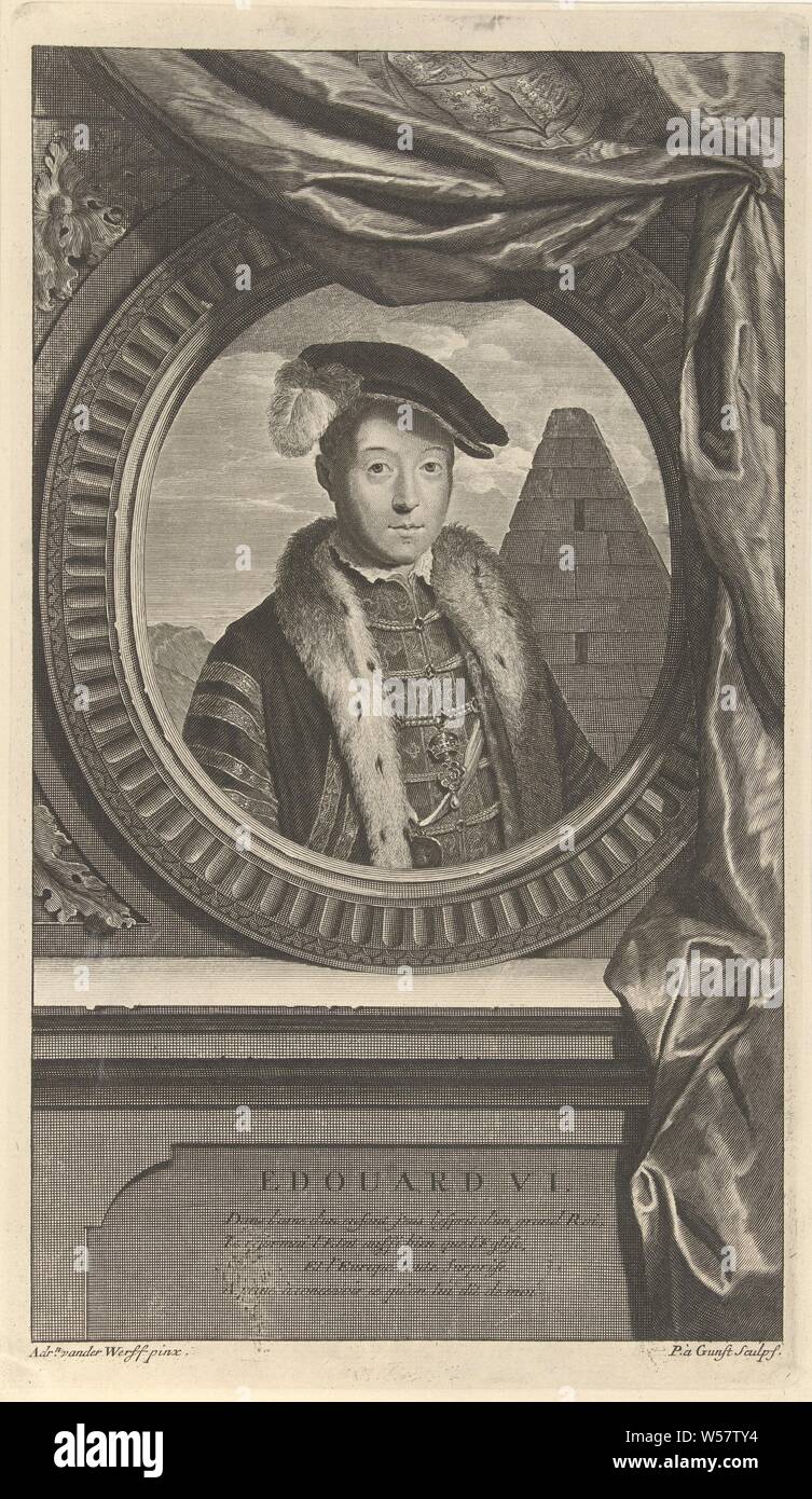 Portrait of King Edward VI of England, Edward VI, King of England. In ...