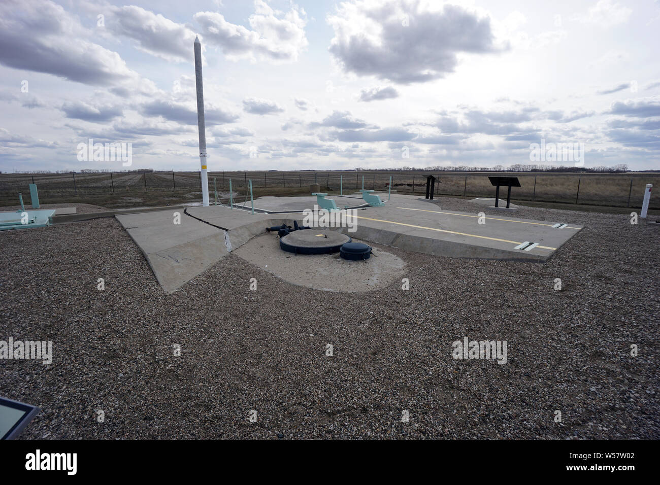 Minuteman Missile Site Stock Photo - Alamy