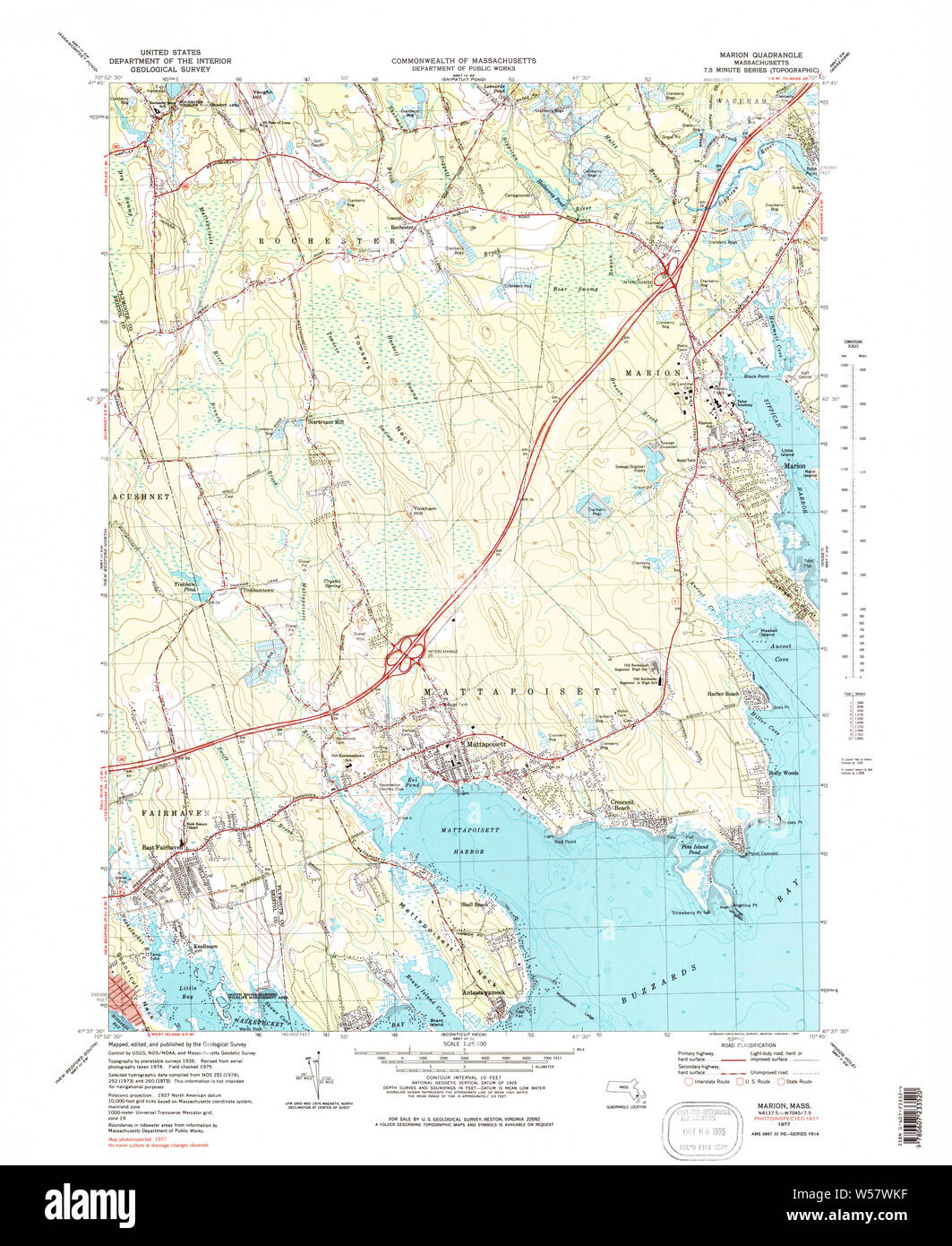 Marion massachusetts map Cut Out Stock Images & Pictures - Alamy