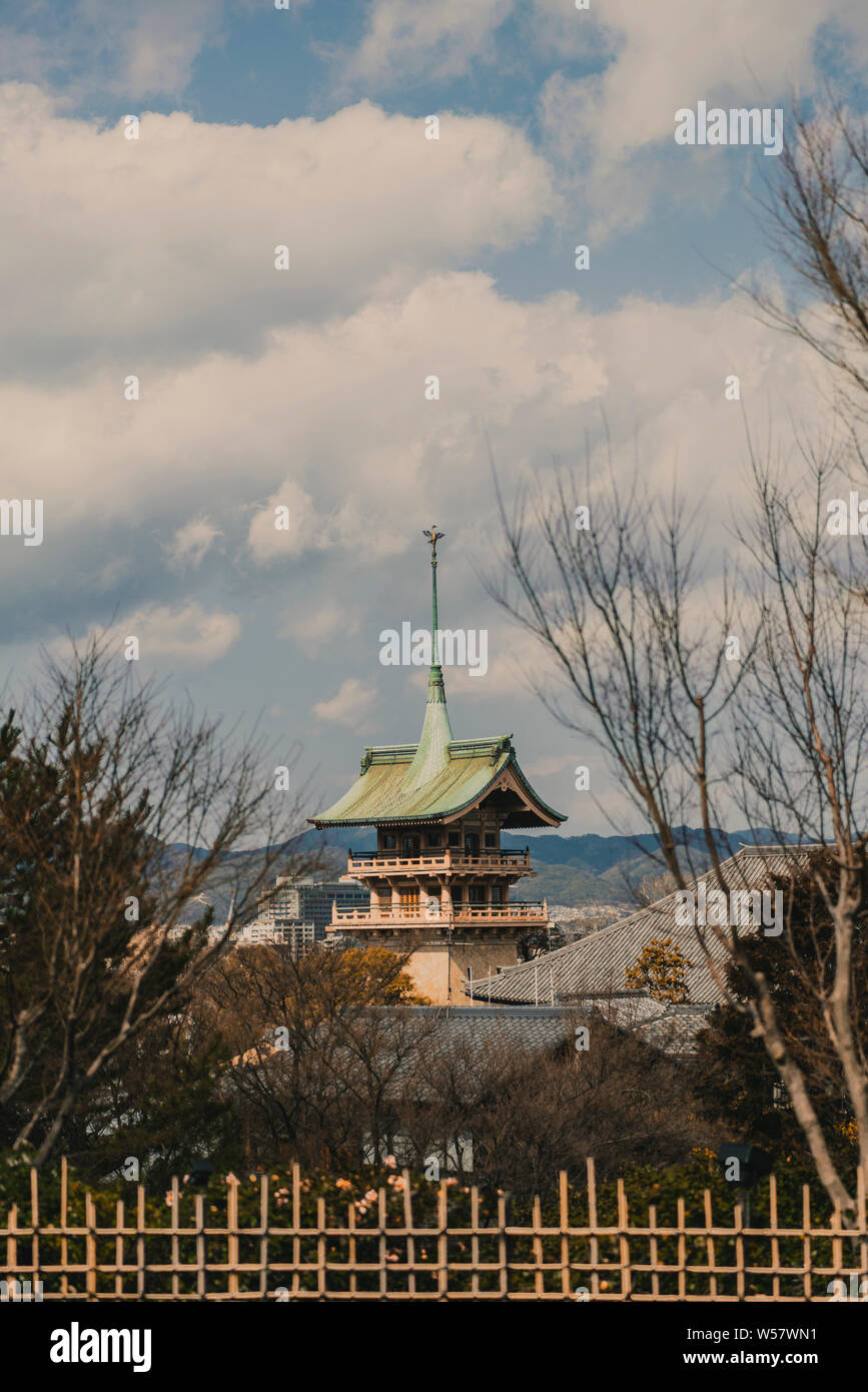 Trees in front of temple hi-res stock photography and images - Alamy