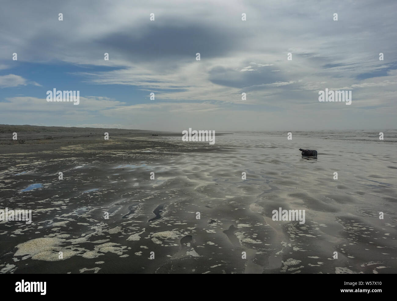 Oceanside in Long Beach, Washington State, USA - October 11, 2015: View ...