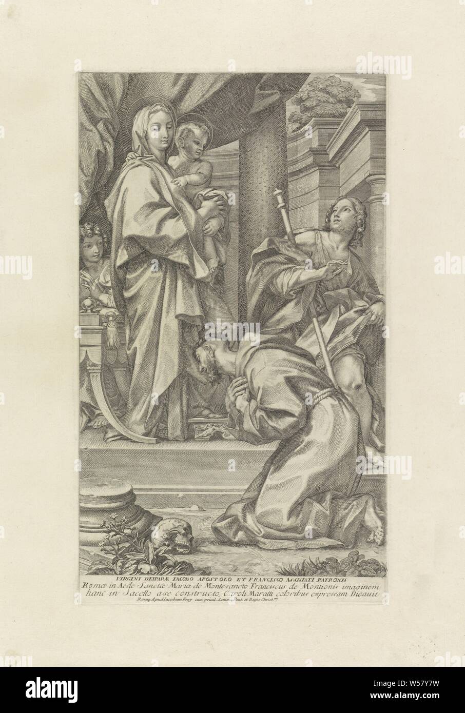 Saint Francis and James the Greater for Mary with the Christ child ...