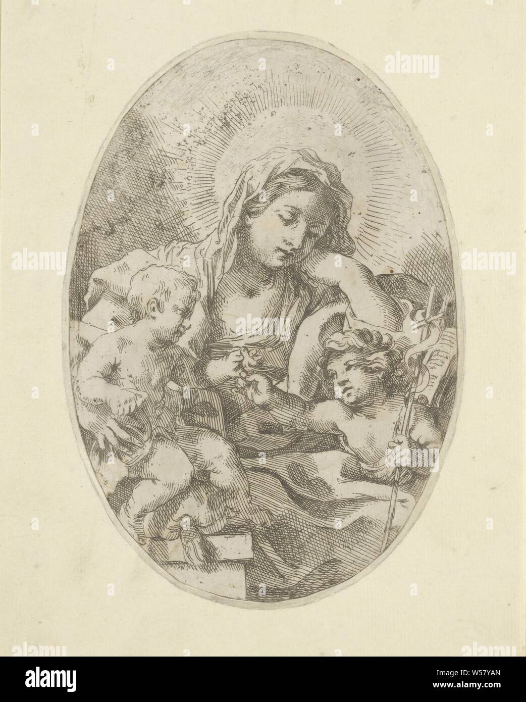 Mary with Child and young John the Baptist, Mary with the Christ child ...